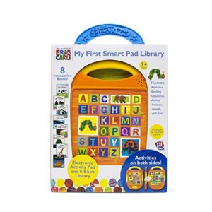 world of eric carle, my first smart pad library electronic activity pad and 8-book library - pi kids