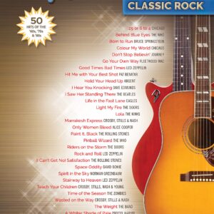 Alfred's Easy Guitar Songs -- Classic Rock: 50 Hits of the '60s, '70s & '80s