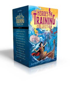 heroes in training olympian collection books 1-12 (boxed set): zeus and the thunderbolt of doom; poseidon and the sea of fury; hades and the helm of ... the birds; ares and the spear of fear; etc.