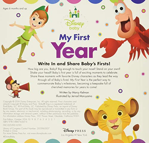 Disney Baby My First Year: Record and Share Baby's "Firsts"