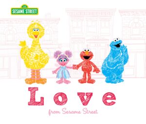 love: from sesame street - a heartwarming new york times bestseller with elmo and friends! (sesame street scribbles)