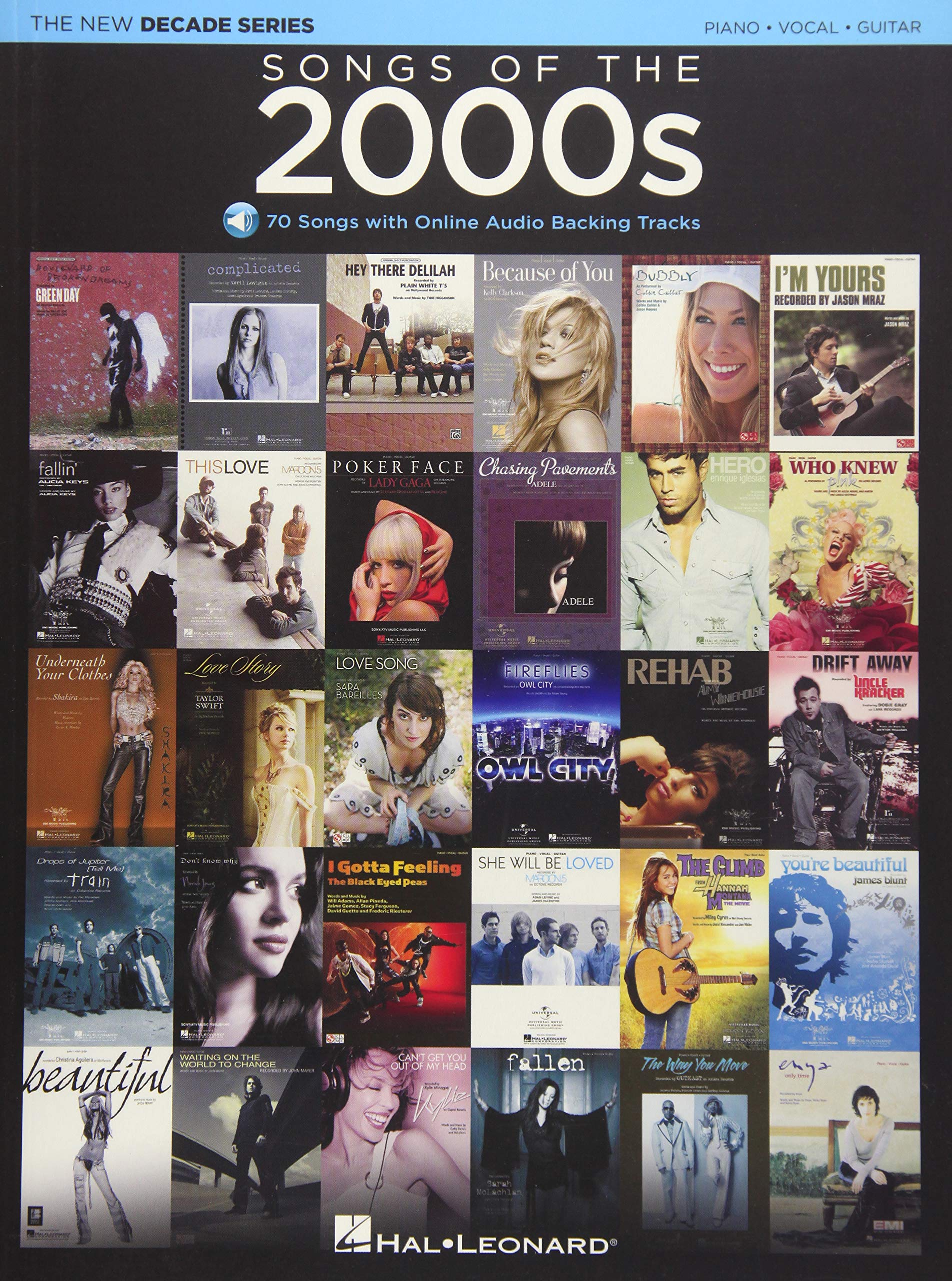 Songs of the 2000s - The New Decade Series with Online Play-Along Backing Tracks