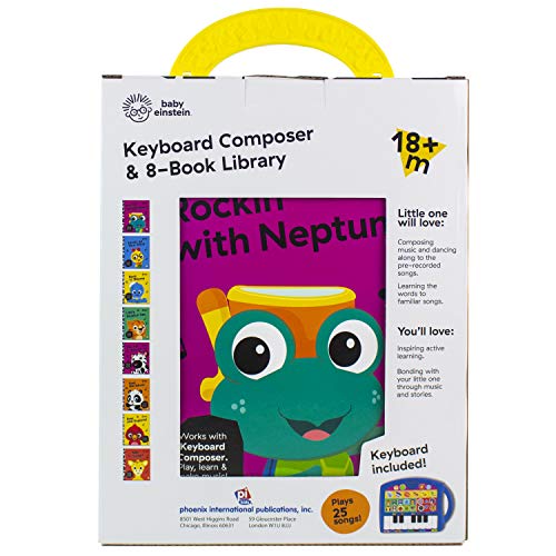 Baby Einstein - My First Music Fun Keyboard Composer & 8 Sound Book Library - PI Kids