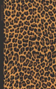 leopard print: gifts / gift / presents ( leopard skin / fur - ruled notebook ) [ animal print stationery / accessories ] (contemporary design)