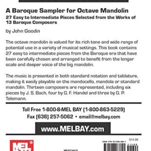 A Baroque Sampler for Octave Mandolin: 27 Easy to Intermediate Pieces Selected from the Works of 13 Baroque Composers