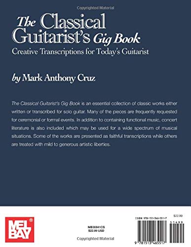 The Classical Guitarist's Gig Book: Creative Transcriptions for Today’s Guitarist