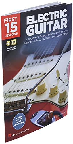 First 15 Lessons - Electric Guitar - A Beginner's Guide Book/Online Media