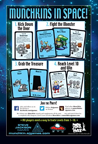 Steve Jackson Games Star Munchkin Card Game (Base Game) | Adult, Kid & Family Card Game | Fantasy Adventure Roleplaying Game | Ages 10+ | 3-6 Players | Average Play Time 120 Minutes | from