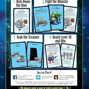 Steve Jackson Games Star Munchkin Card Game (Base Game) | Adult, Kid & Family Card Game | Fantasy Adventure Roleplaying Game | Ages 10+ | 3-6 Players | Average Play Time 120 Minutes | from