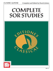 mel bay complete sor studies for guitar