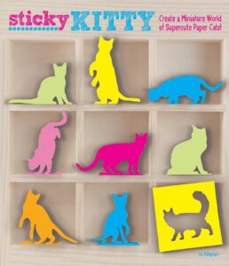 sticky kitty: a miniature world of cute paper cats