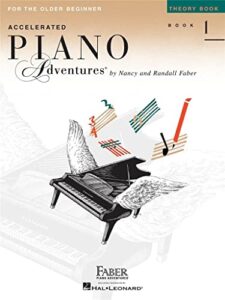 accelerated piano adventures for the older beginner - theory book 1