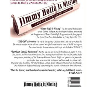 Jimmy Hoffa Is Missing-The Gap: Long-Held Family Secret-Until Now!