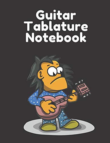 Guitar Tablature Notebook: 150 sheets of paper, 8.5 x 11 inches, 7 Blank Chord Diagrams, Seven 6-Line Staves