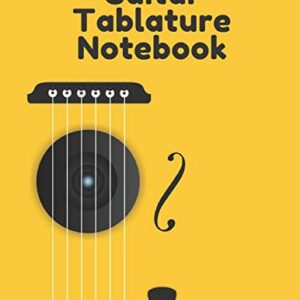 Guitar Tablature Notebook: 150 sheets of paper with 7 blank chord diagrams and 7 staves per page, 8.5 x 11 inches