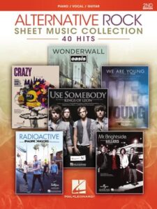 alternative rock sheet music collection - 2nd edition: 40 hits arranged for piano/vocal/guitar