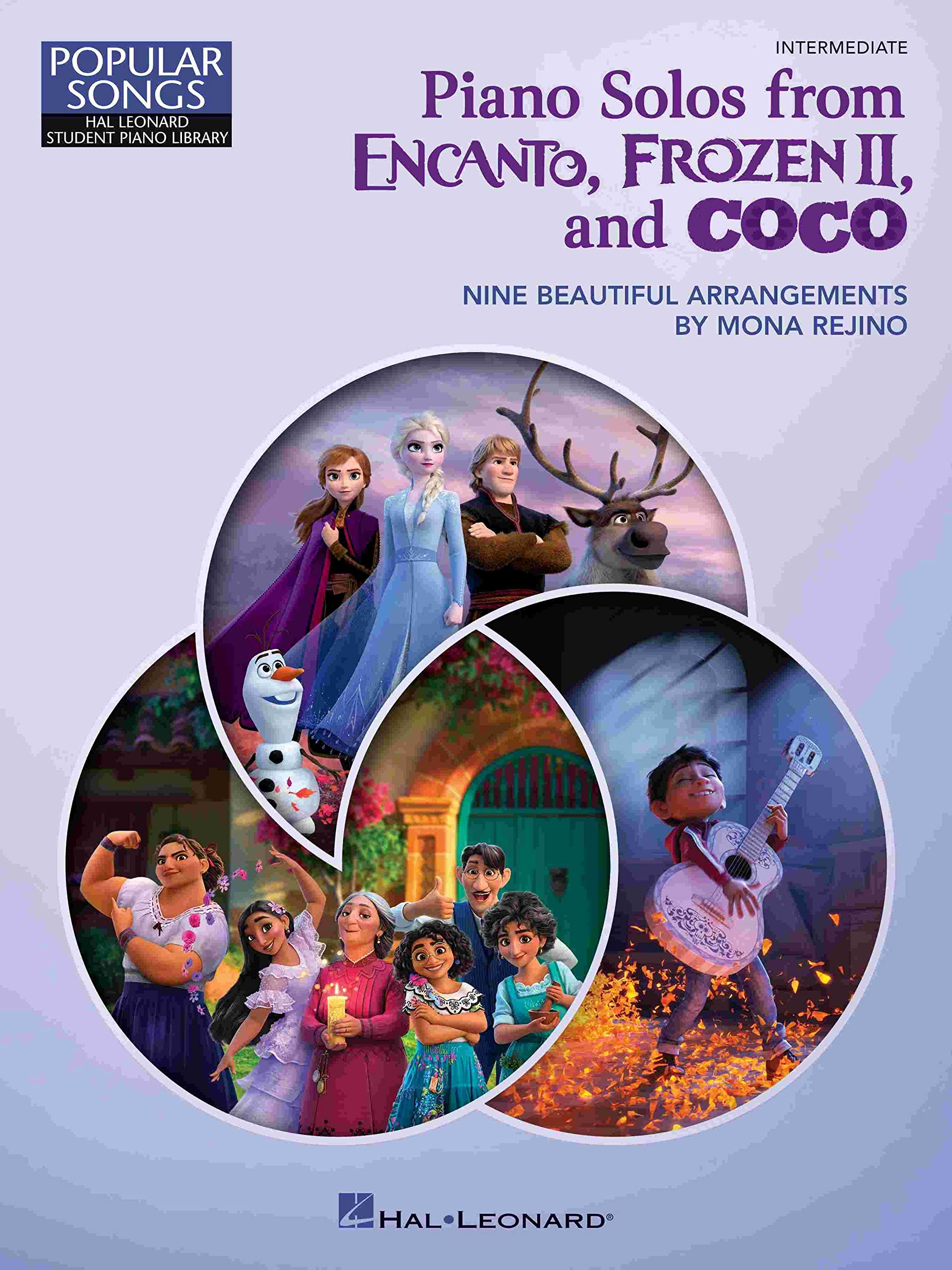 Piano Solos from Encanto, Frozen II, and Coco: Nine Beautiful Intermediate Arrangements by Mona Rejino - Hal Leonard Student Piano Library Popular Songs Series