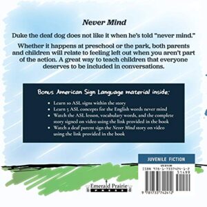 Never Mind: Duke the Deaf Dog ASL Series