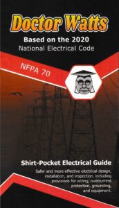 dr. watts pocket electrical guide based on the nec 2020