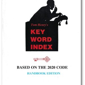 Tom Henry's Keyword Index Based on the 2020 NEC Code : Handbook Edition