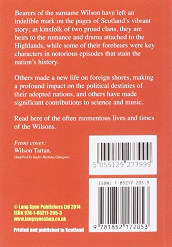 Wilson: The Origins of the Wilsons and Their Place in History (Scottish Clan Mini-Book)