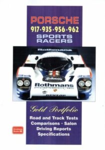 porsche 917 - 935 - 956 - 962 sports racers gold portfolio