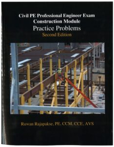 civil pe construction module, practice problems, second edition