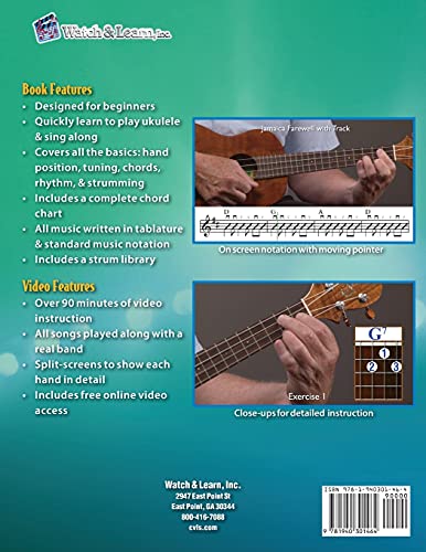 Ukulele Primer Book for Beginners: with Online Video Access