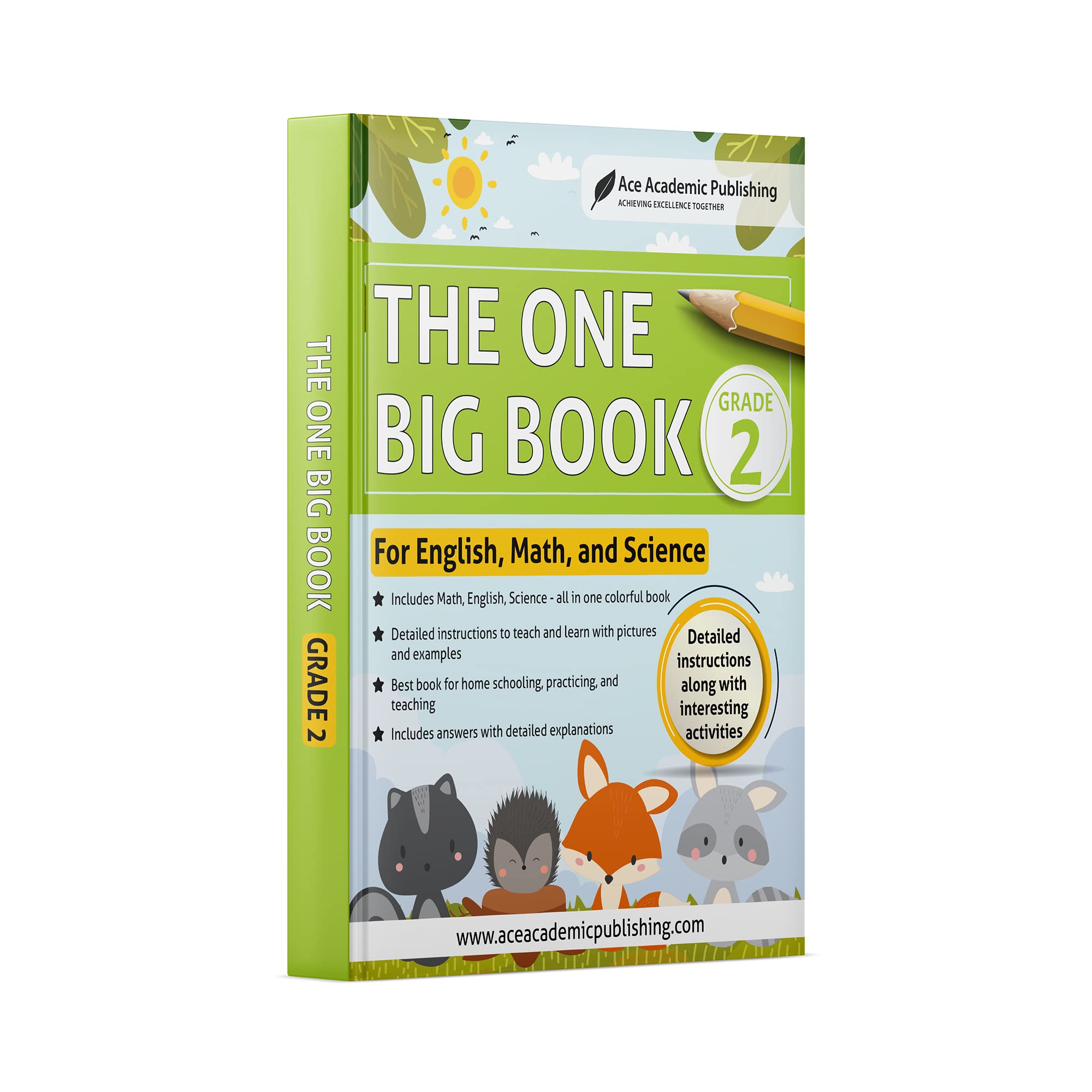 The One Big Book - Grade 2: For English, Math and Science