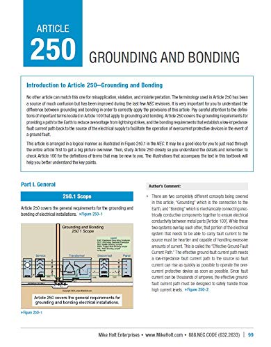 Mike Holt's Illustrated Guide to Understanding Requirements for Bonding and Grounding, 2020 NEC