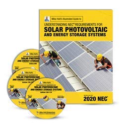 mike holt's solar photovoltaic nec textbook & dvds, 2020 nec