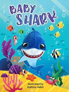 baby shark - finger puppet board book - novelty