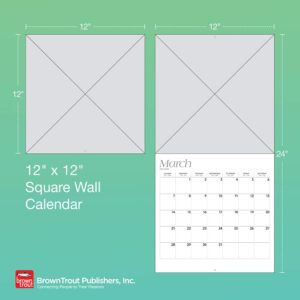 Mindful Eating 2022 12 x 12 Inch Monthly Square Wall Calendar by Brush Dance, Images Photography Kitchen Food