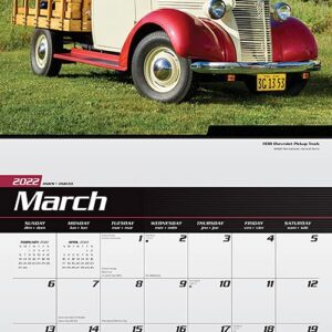 Classic Chevy Pickups 2022 12 x 12 Inch Monthly Square Wall Calendar with Foil Stamped Cover, Chevrolet Motor Truck