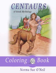 centaurs of greek mythology: coloring book (sons of apollo)