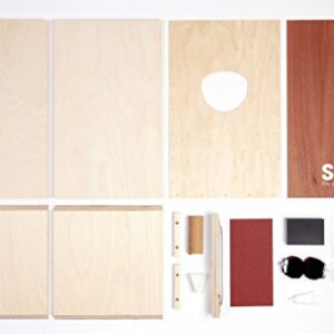 Sela SE 001 Snare Cajon Kit with Instructions and Audio CD, Natural, Standard (SE001)