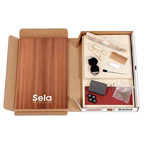 Sela SE 001 Snare Cajon Kit with Instructions and Audio CD, Natural, Standard (SE001)