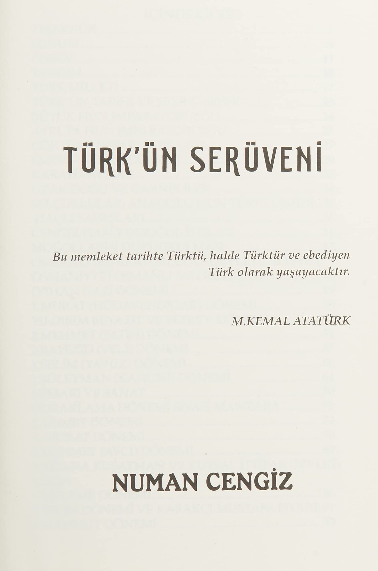 Türk'ün Serüveni