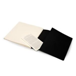 Moleskine Art Sketch Album, Soft Cover, Square (7.5" x 7.5") Plain/Blank, Black, 88 Pages