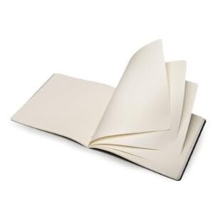 Moleskine Art Sketch Album, Soft Cover, Square (7.5" x 7.5") Plain/Blank, Black, 88 Pages