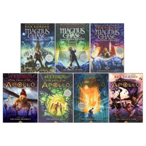 trials of apollo & magnus chase series 7 books collection box set by rick riordan