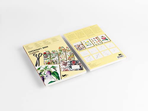 Flowers: Paper Craft Book with Cards, Envelopes, Stickers, Tags & Colouring Sheets (Multilingual Edition) (English, Spanish, French and German Edition)