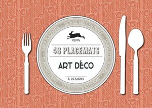 art deco: paper placemat pad (multilingual edition) (english, spanish and french edition)