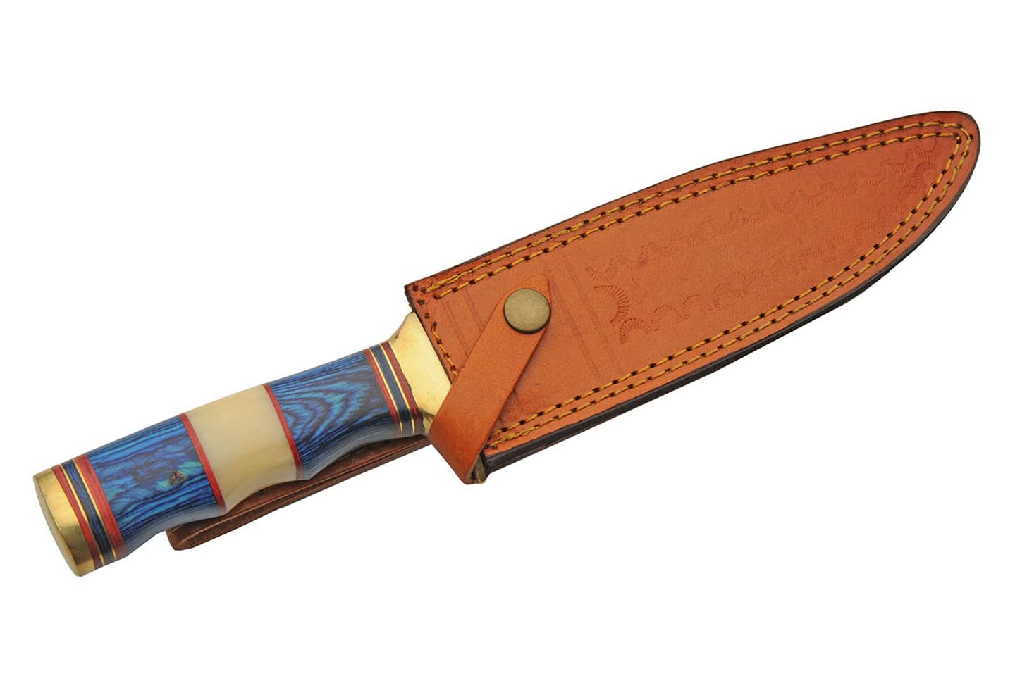 Sailors Delight Wood & Bone Handle 12.5″ Stainless Steel Hunting Knife