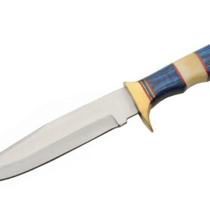 Sailors Delight Wood & Bone Handle 12.5″ Stainless Steel Hunting Knife