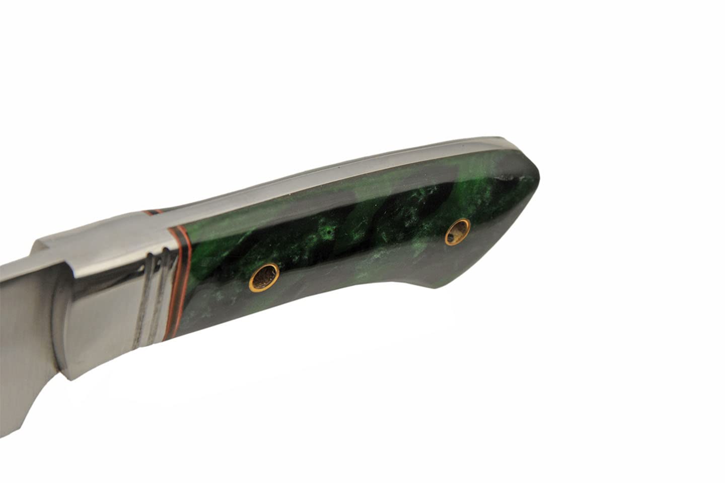 Emerald Wave Green Resin 9" Stainless Steel Hunting Knife