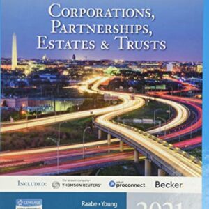 South-Western Federal Taxation 2021: Corporations, Partnerships, Estates and Trusts (Intuit ProConnect Tax Online & RIA Checkpoint, 1 term (6 months) Printed Access Card)