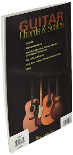 Guitar Chords & Scales: An Easy Reference for Acoustic or Electric Guitar