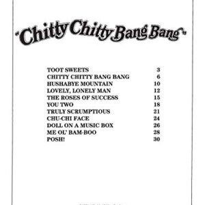 Chitty Chitty Bang Bang (Movie Selections): Piano/Vocal/Chords