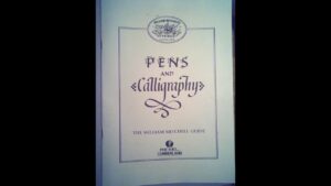 pens and calligraphy the william mitchell guide